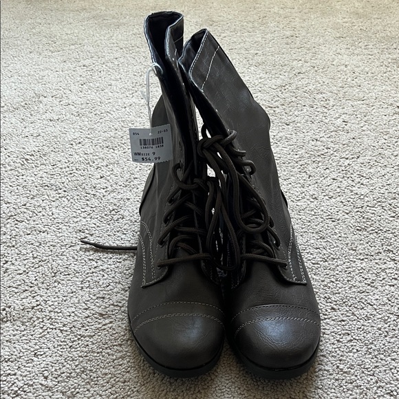 Brash | Shoes | Brash Womens Dark Brown Laceup Boots | Poshmark